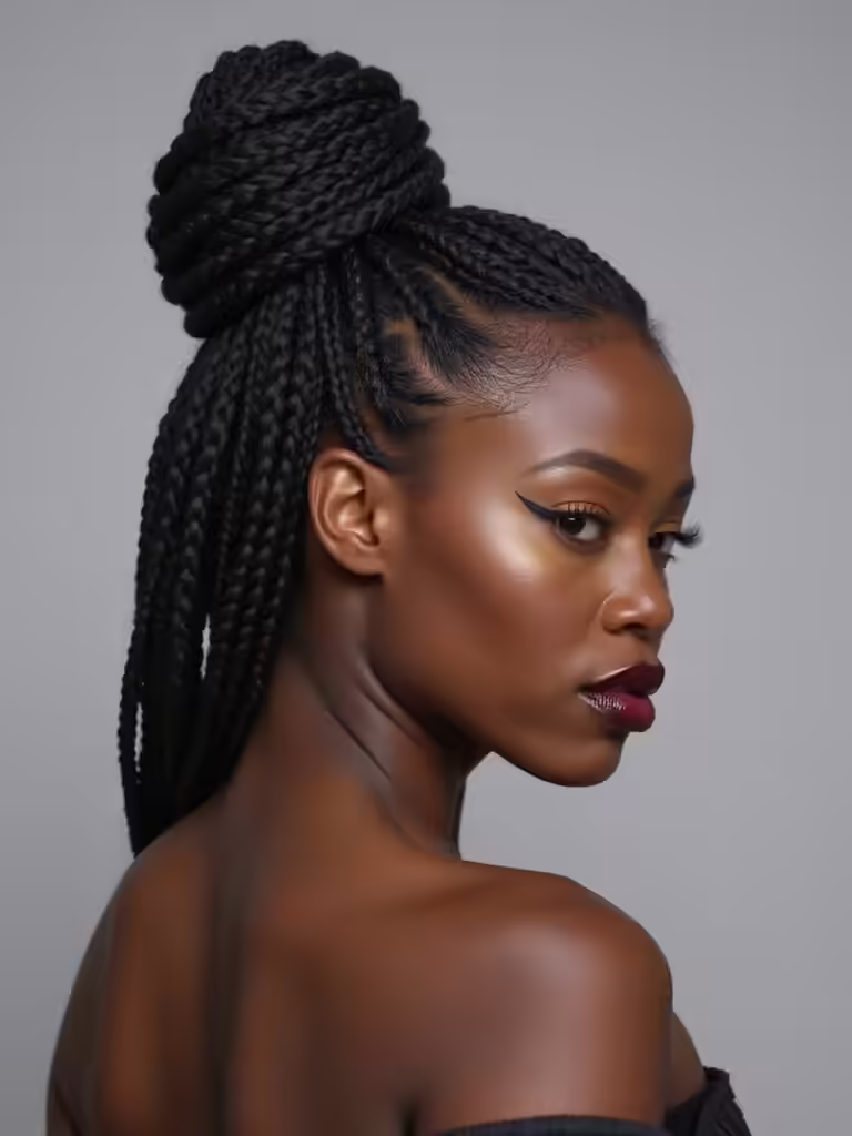 30+ Cornrow Updo Hairstyles That Stay Neat For Days