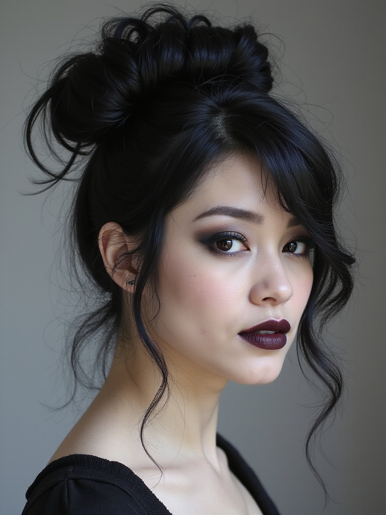 28+ Gothic Hairstyles With Dark Drama And Texture