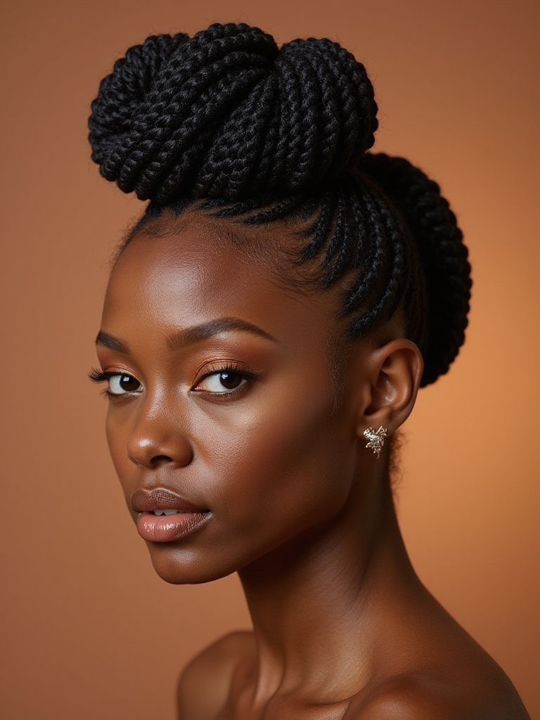 30+ Cornrow Updo Hairstyles That Stay Neat For Days