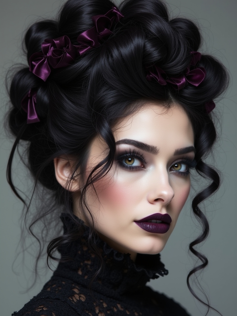 28+ Gothic Hairstyles With Dark Drama And Texture
