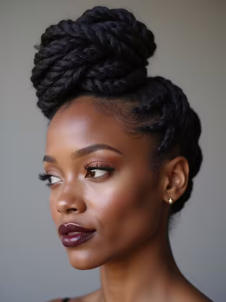 30+ Cornrow Updo Hairstyles That Stay Neat For Days